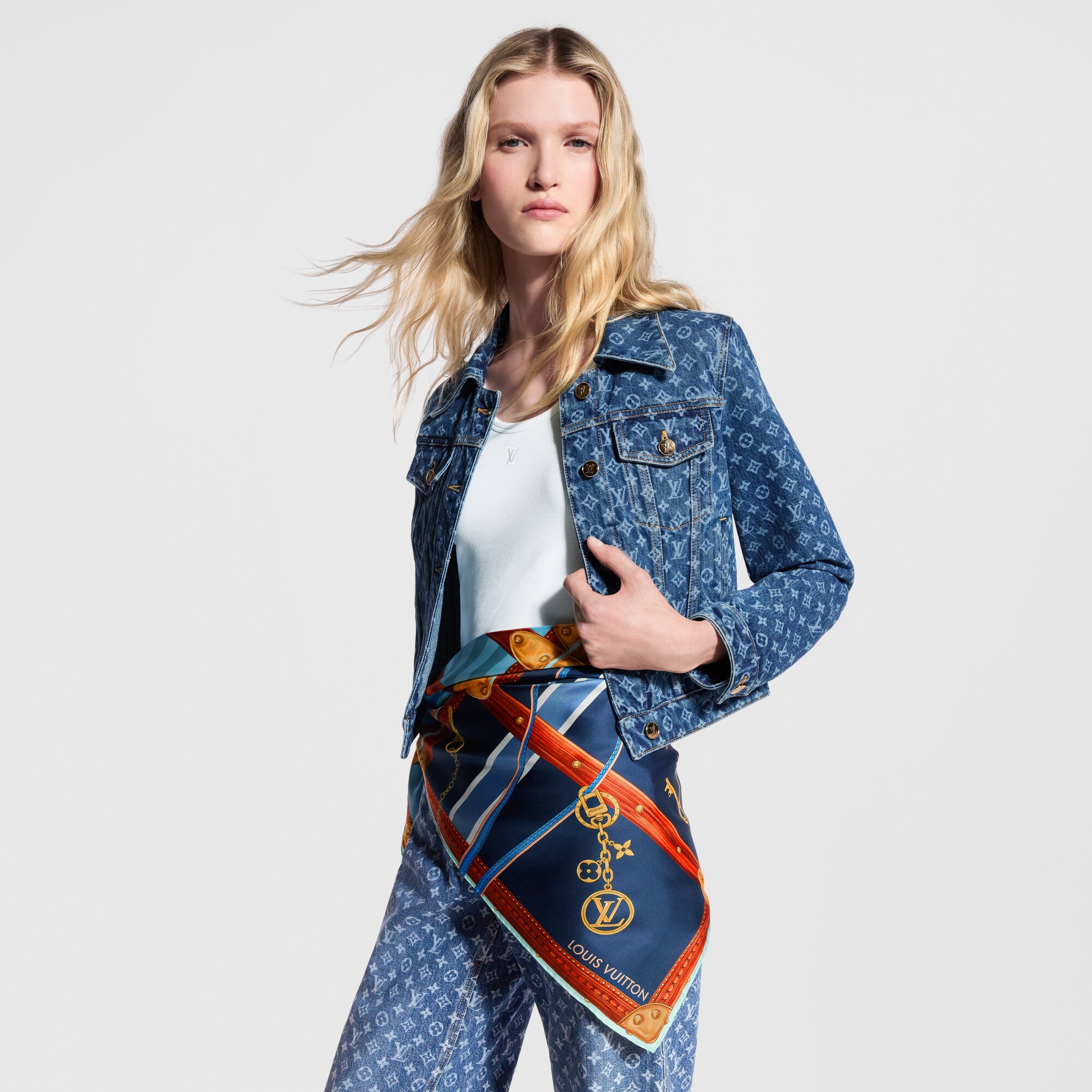 Carré Strap And Trunk 90 S00 | LOUIS VUITTON