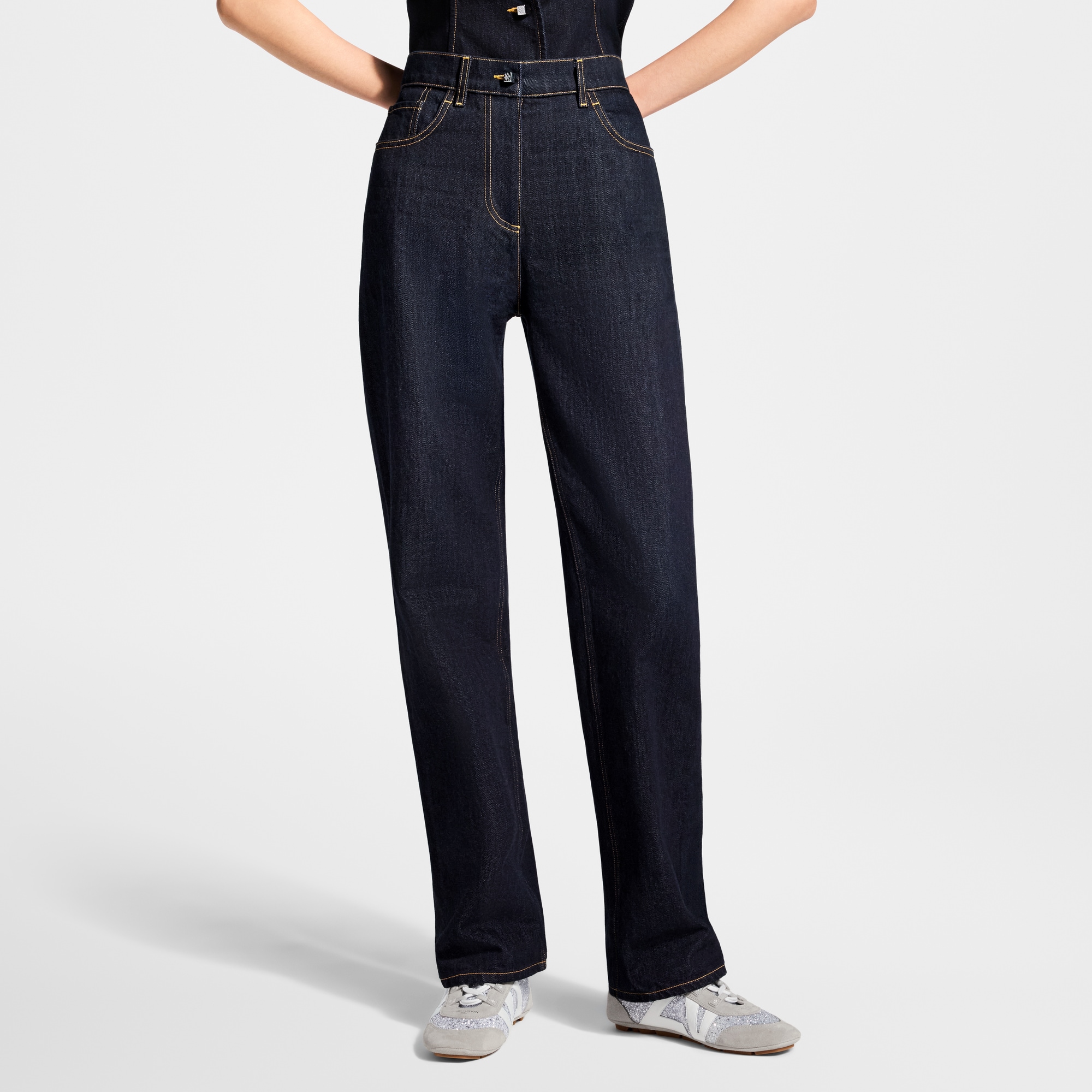 Jean droit indigo | LOUIS VUITTON