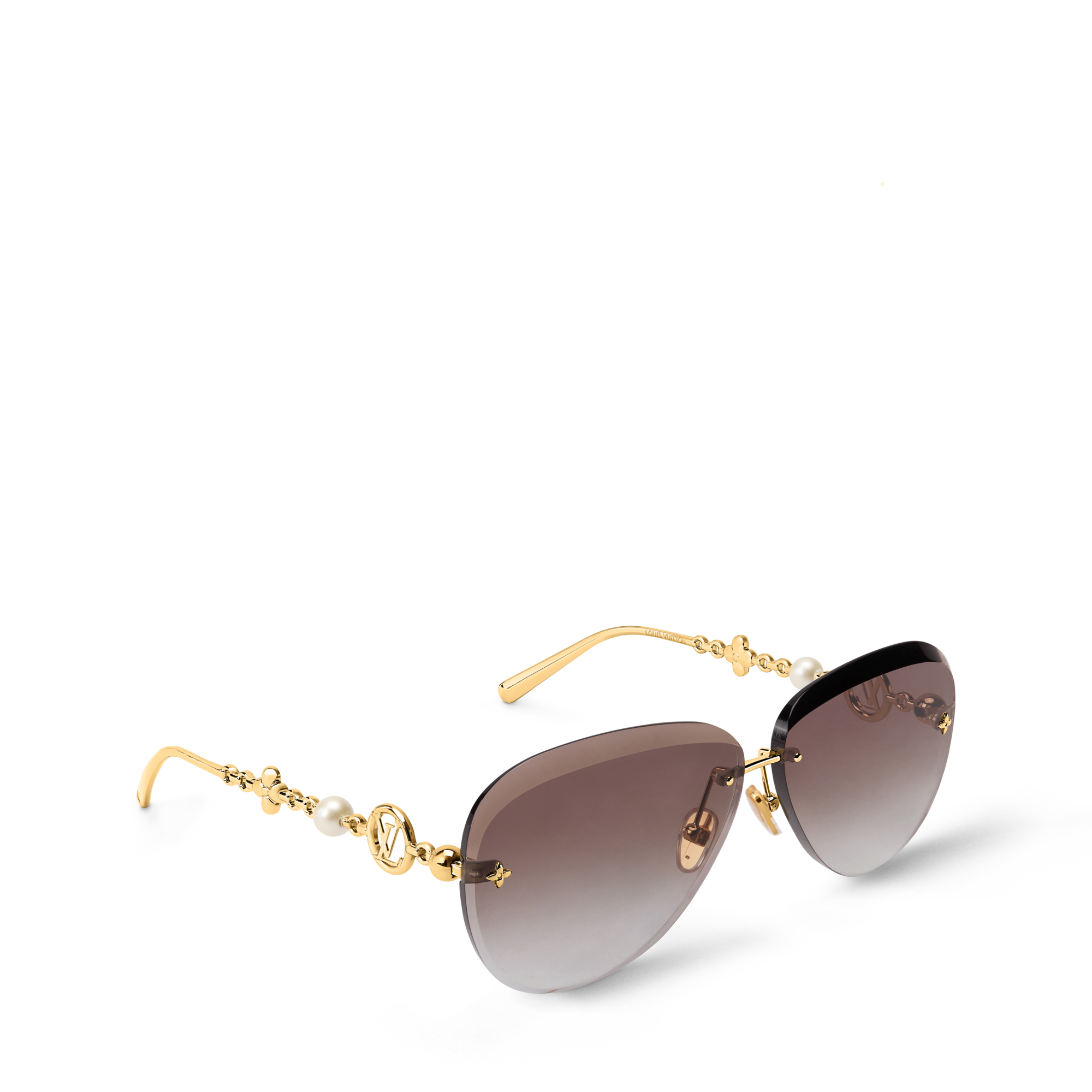 Lunettes de soleil ovales LV Jewel Pearl S00 | LOUIS VUITTON