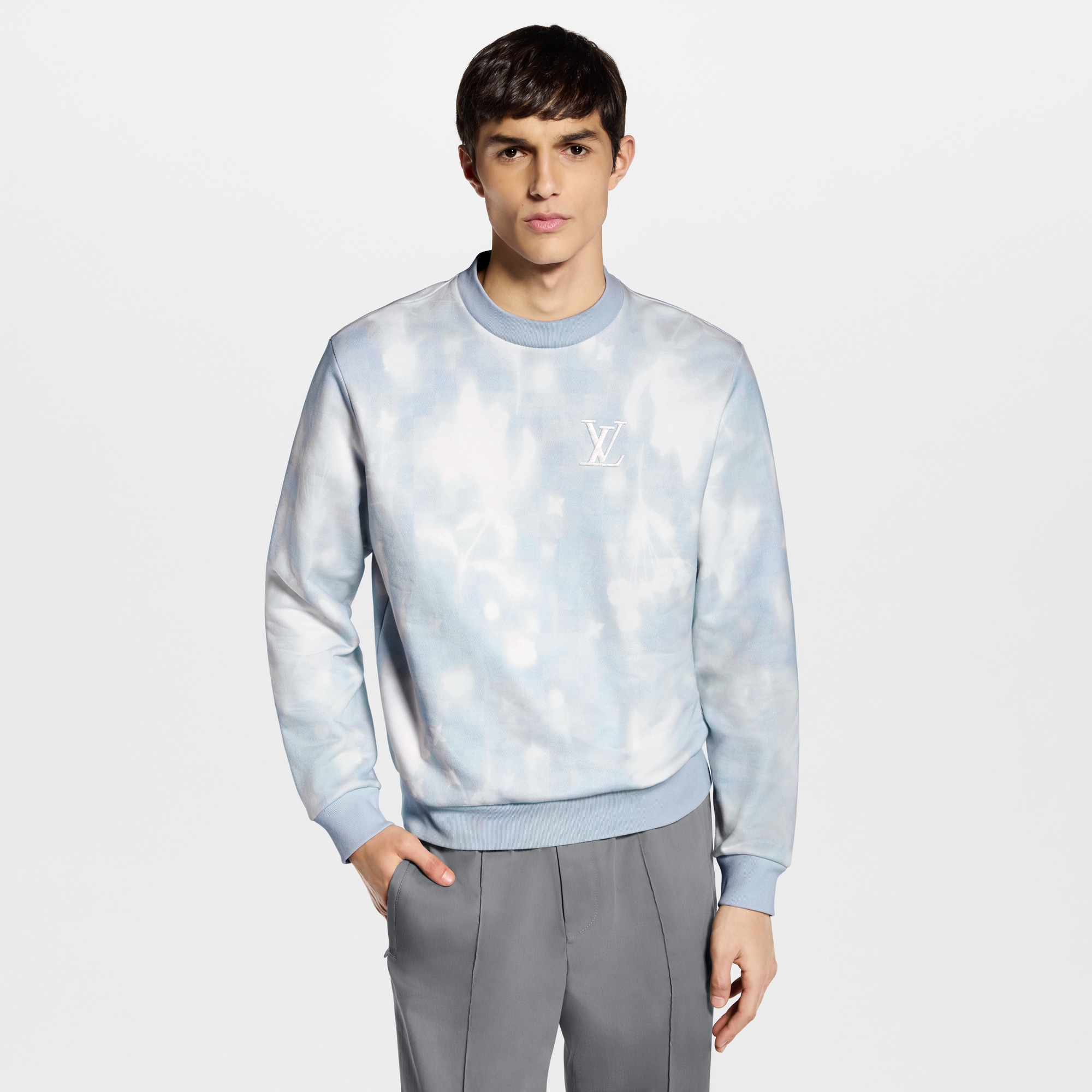 Sweat col rond imprimé | LOUIS VUITTON